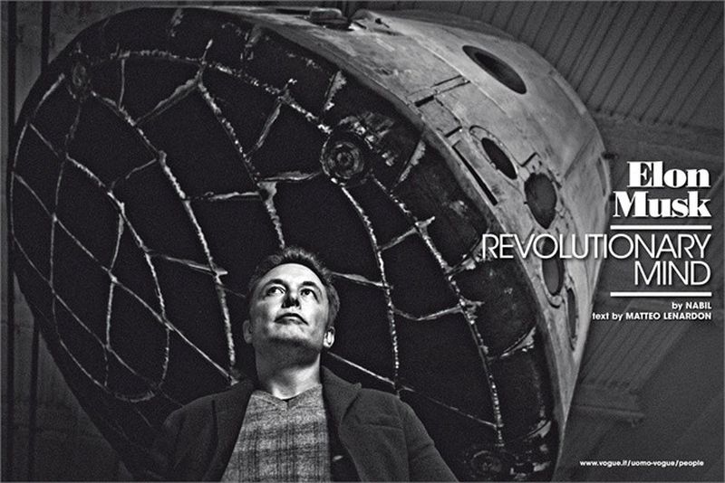 Elon Musk (L'Uomo Vogue)