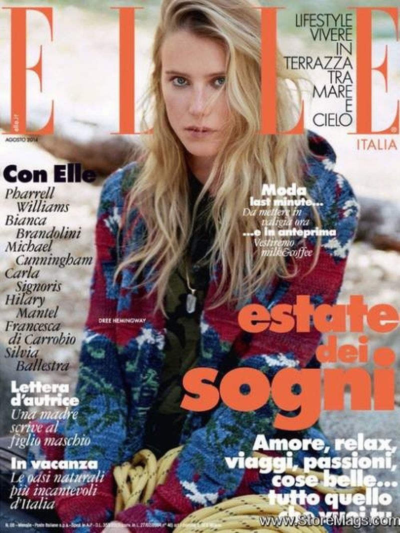 Elle Italia August 2014 Cover (Elle Italia)