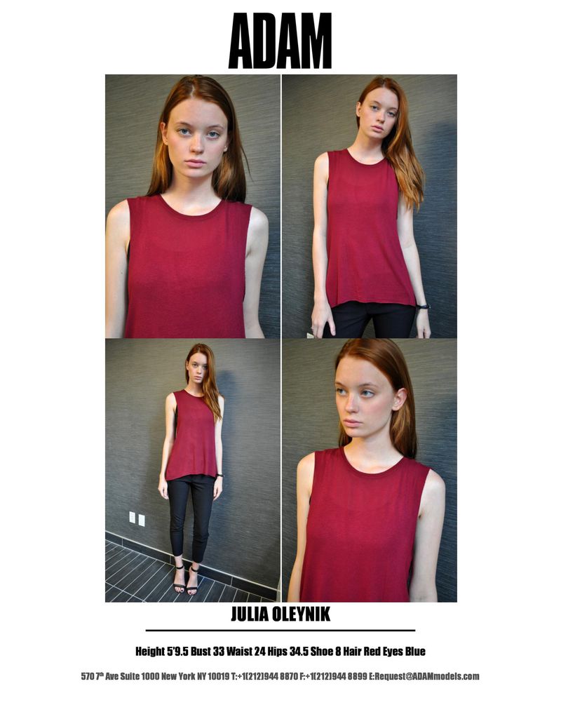 Adam Models Women F/W 14 Polaroids/Portraits (Polaroids-Digitals)