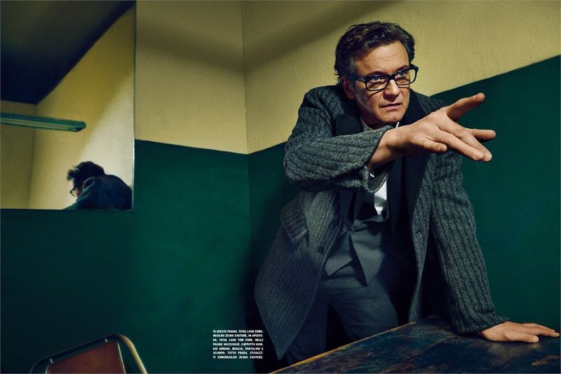 L'Uomo Vogue July-Aug 2014 Cover: Colin Firth: The Style Makers (L'Uomo ...