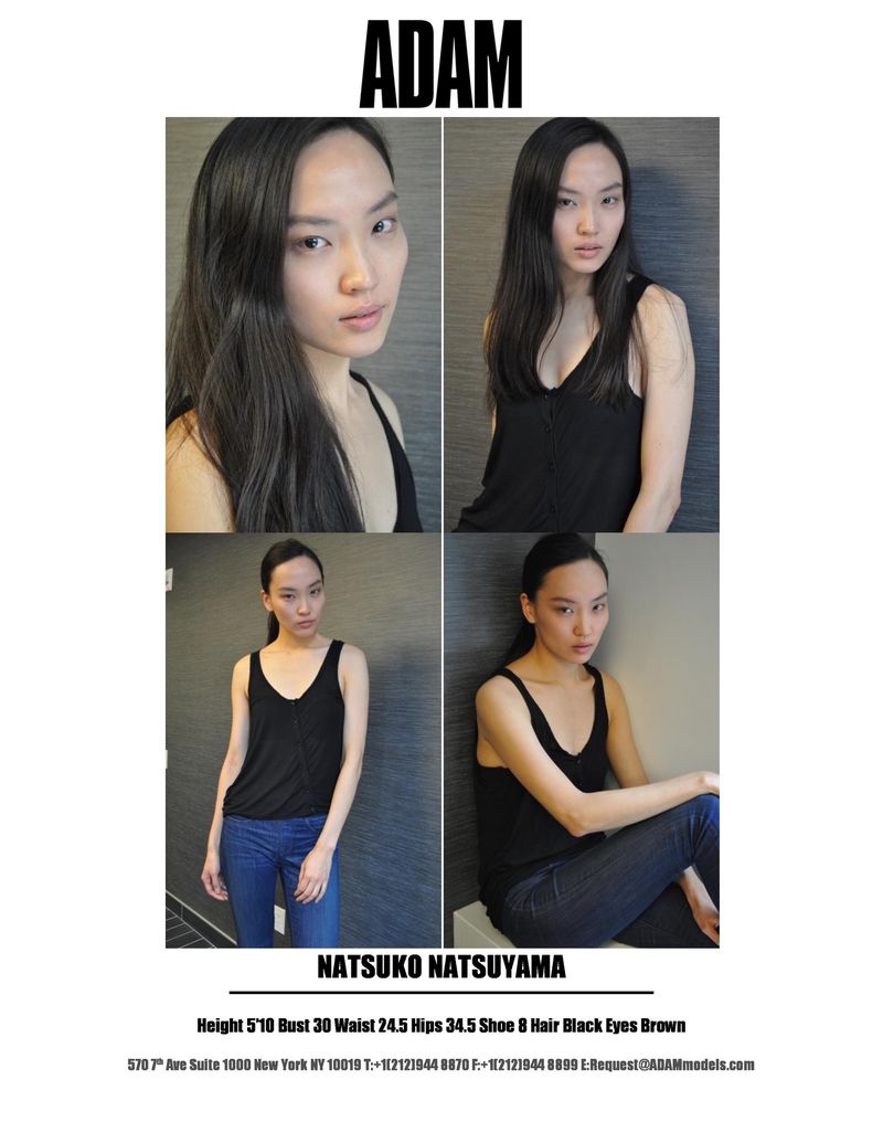 Adam Models Women F/W 14 Polaroids/Portraits (Polaroids-Digitals)