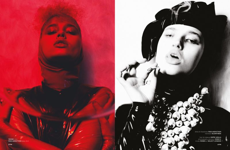 Zink Magazine March 2013 Cover by Arcin Sagdic with model Robin Schenk ...