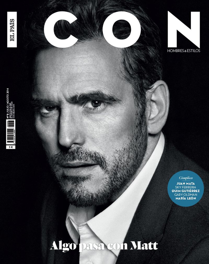 El Pais Icon Magazine July 2014 Covers with MATT DILLON (El Pais Icon ...