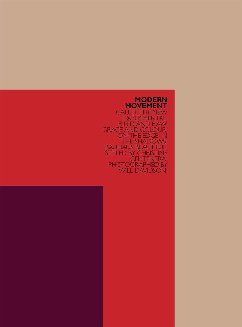 Modern Movement (Vogue Australia)