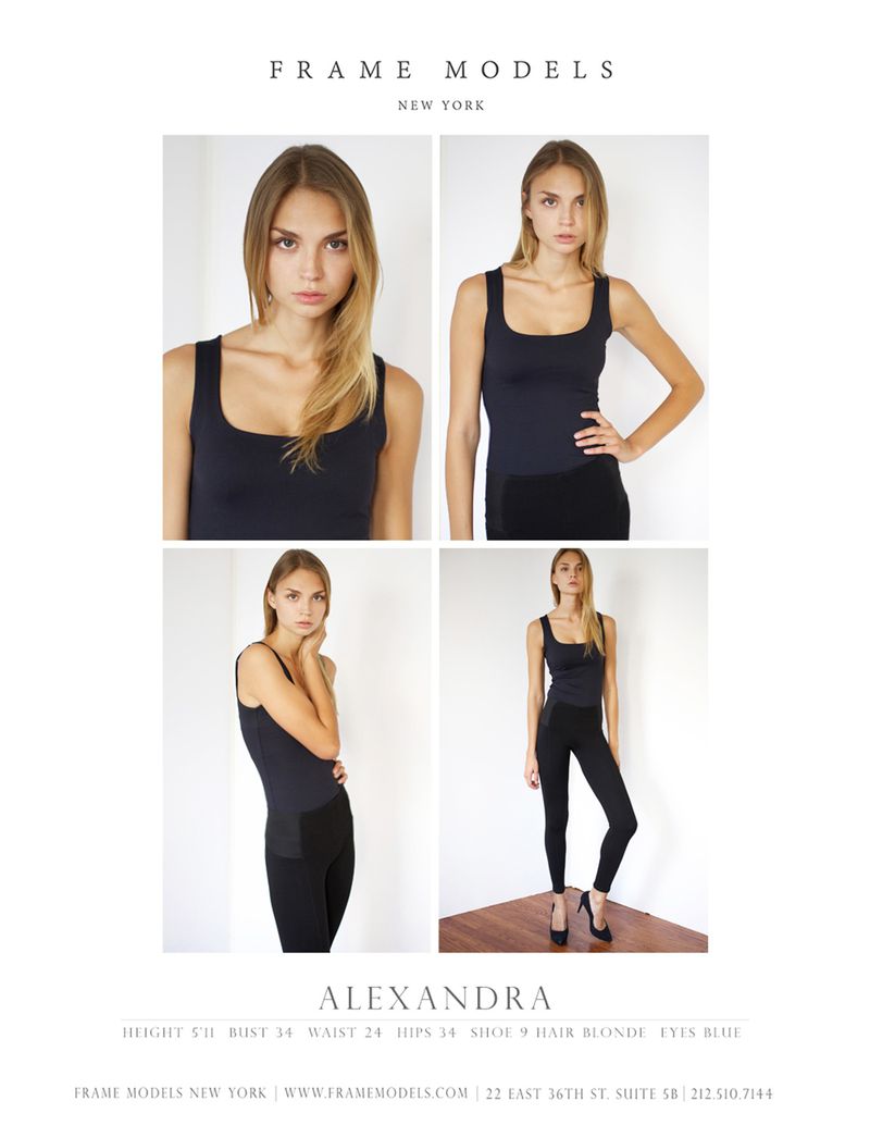 Frame Models Women F/W 14 Polaroids/Portraits (Polaroids-Digitals)