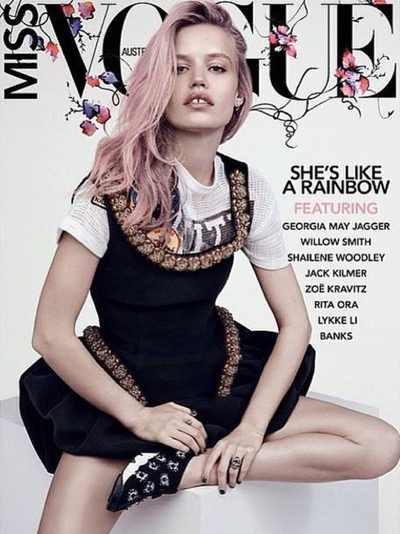 Miss Vogue Australia Fall 2014 Cover (Vogue Australia)