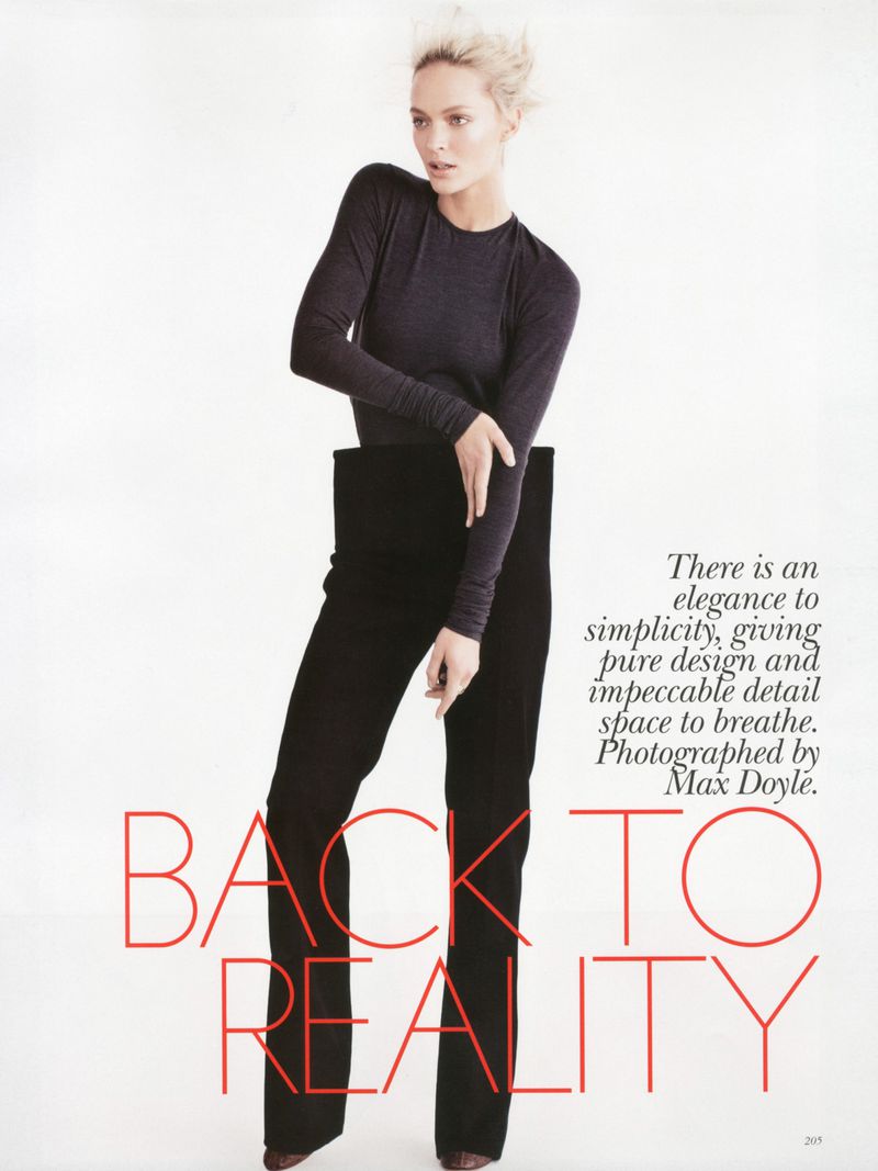 Back to Reality (Vogue Australia)