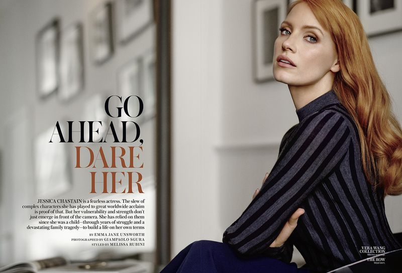 JESSICA CHASTAIN (InStyle U.S.)