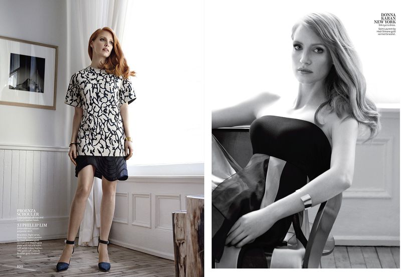JESSICA CHASTAIN (InStyle U.S.)