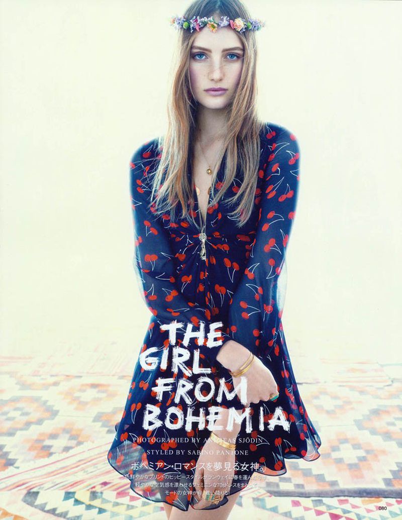 The Girl From Bohemia (Vogue Japan)