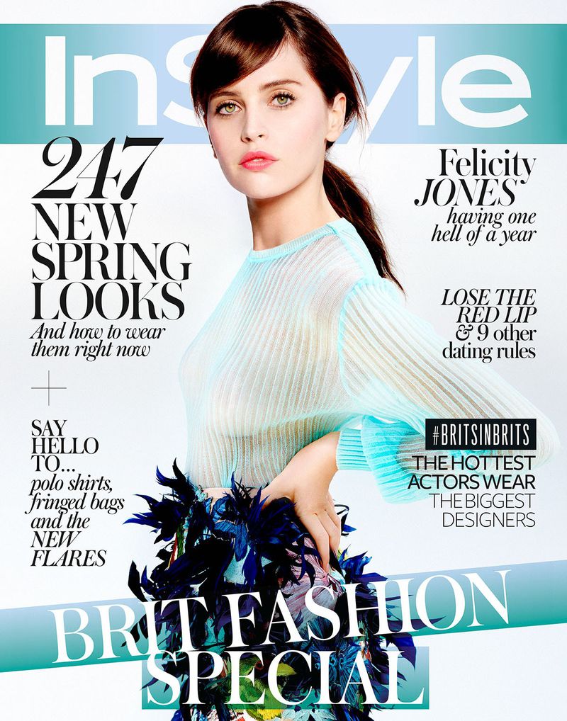 InStyle UK March 2015 Cover (InStyle UK)