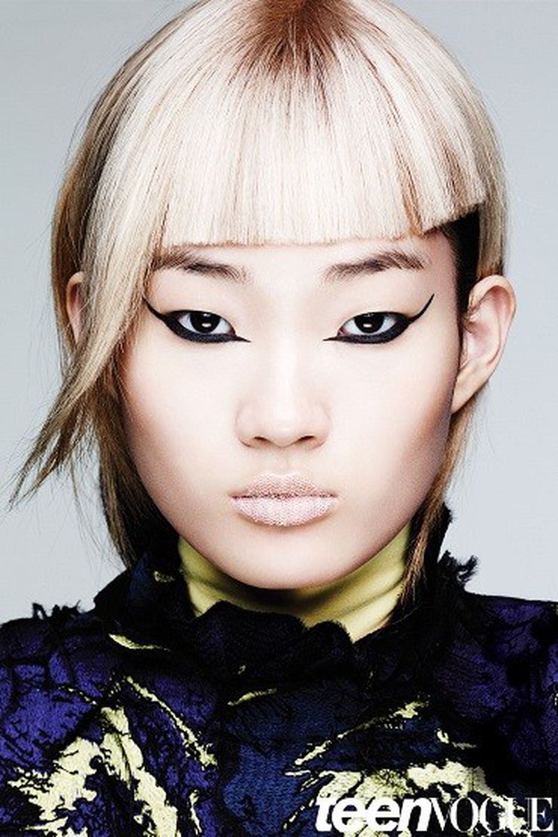 Lips & Bangs (Teen Vogue)