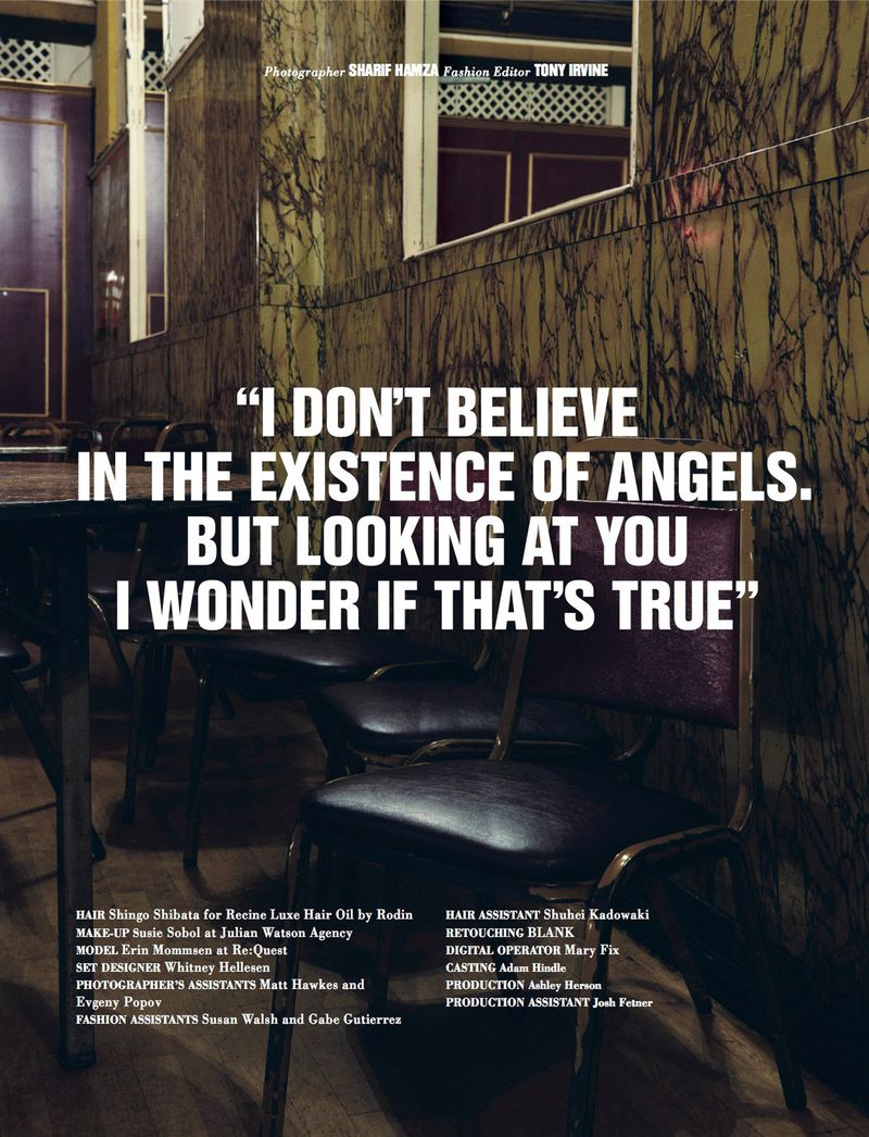 I Don't Believe in the Existence of Angels (10 Men Magazine)