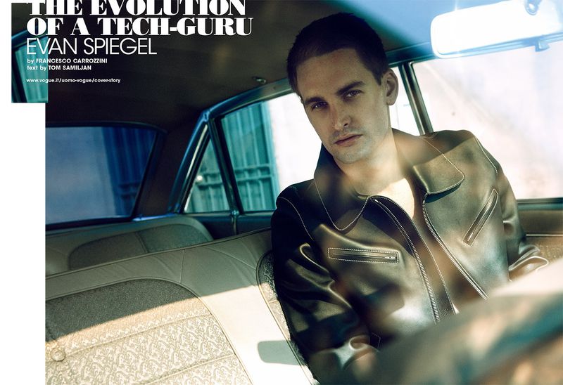 Evan Spiegel: The Evolution of a Tech Guru (L'Uomo Vogue)