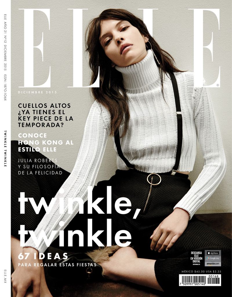 Elle Mexico December 2015 Cover (Elle Mexico)