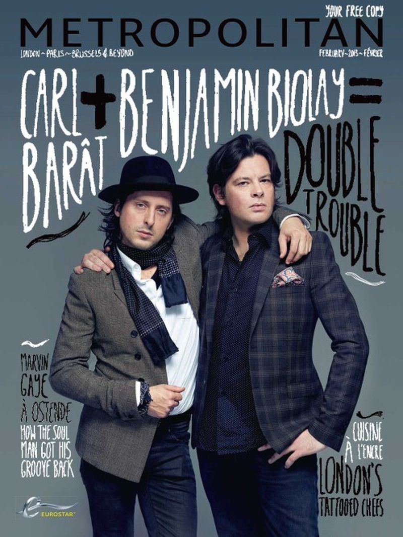 Benjamin Biolay & Carl Barat for Eurostar Metropolitan Magazine ...