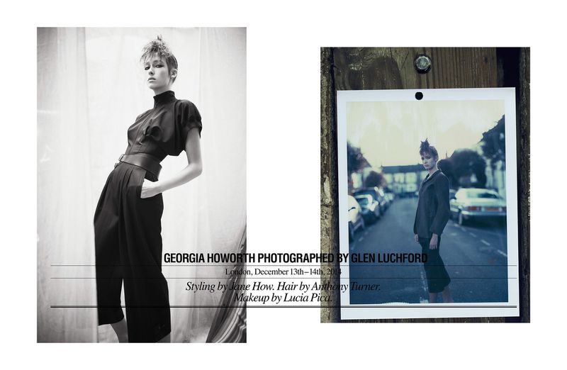 Georgia Howorth Photographed by Glen Luchford (Self Service)