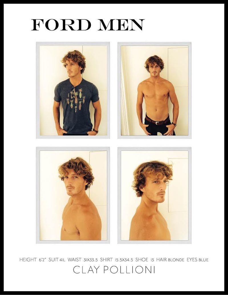 Ford New York Men S/S 15 Polaroids/Portraits (Polaroids-Digitals)