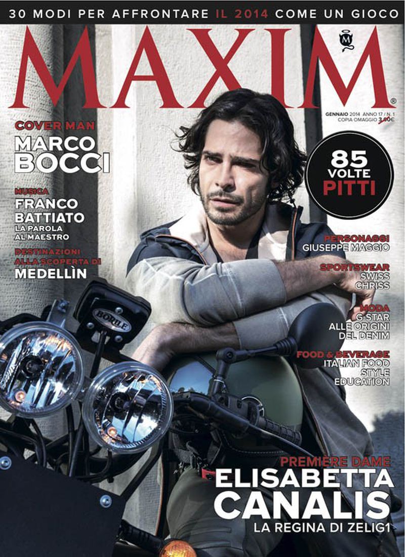 Maxim Italia January 2014 Cover (Maxim Italia)