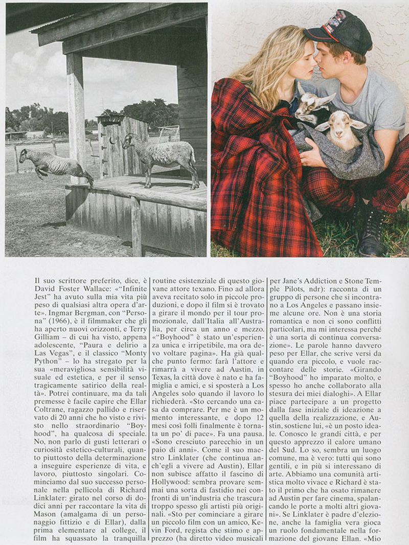 Ellar Coltrane (L'Uomo Vogue)