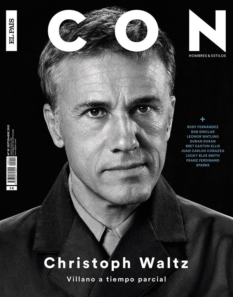 El Pais Icon September 2015 Christoph Waltz Cover (El Pais Icon Magazine)
