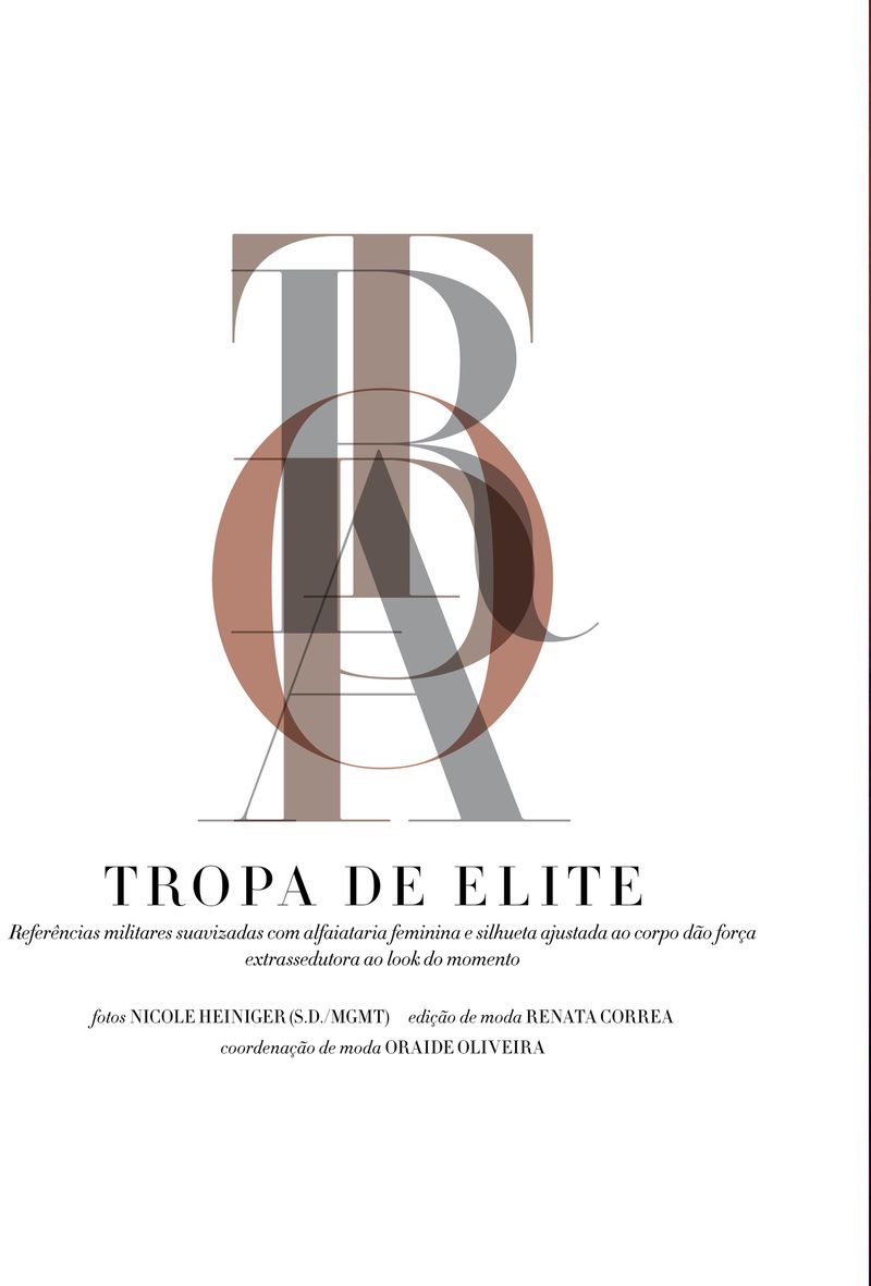 Tropa de Elite (Harper's Bazaar Brazil)