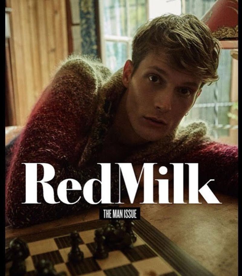 Willy Felix and Baptiste go red (Redmilk Magazine)