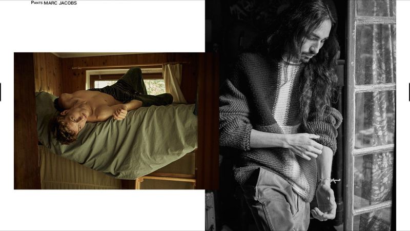 Willy Felix and Baptiste go red (Redmilk Magazine)