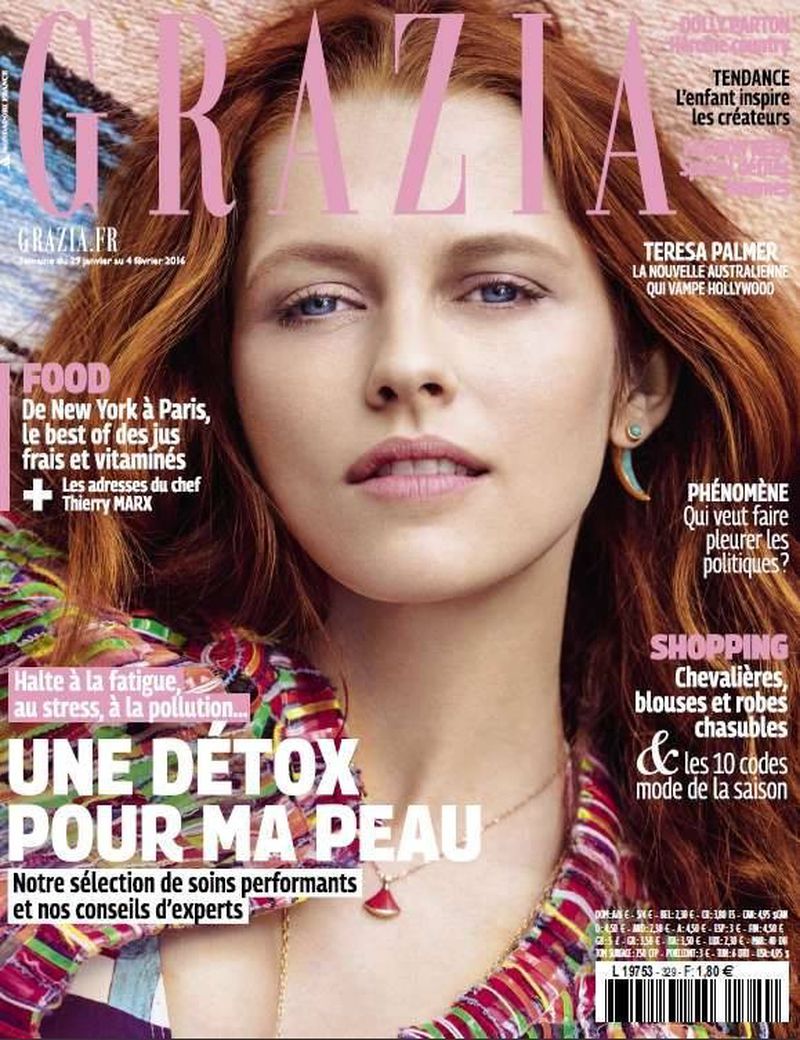 Grazia France January 2016 Cover (Grazia France)