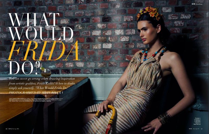 What would Frida do? for Mod Mag (Various Editorials)