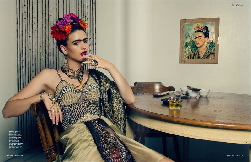 What would Frida do? for Mod Mag (Various Editorials)