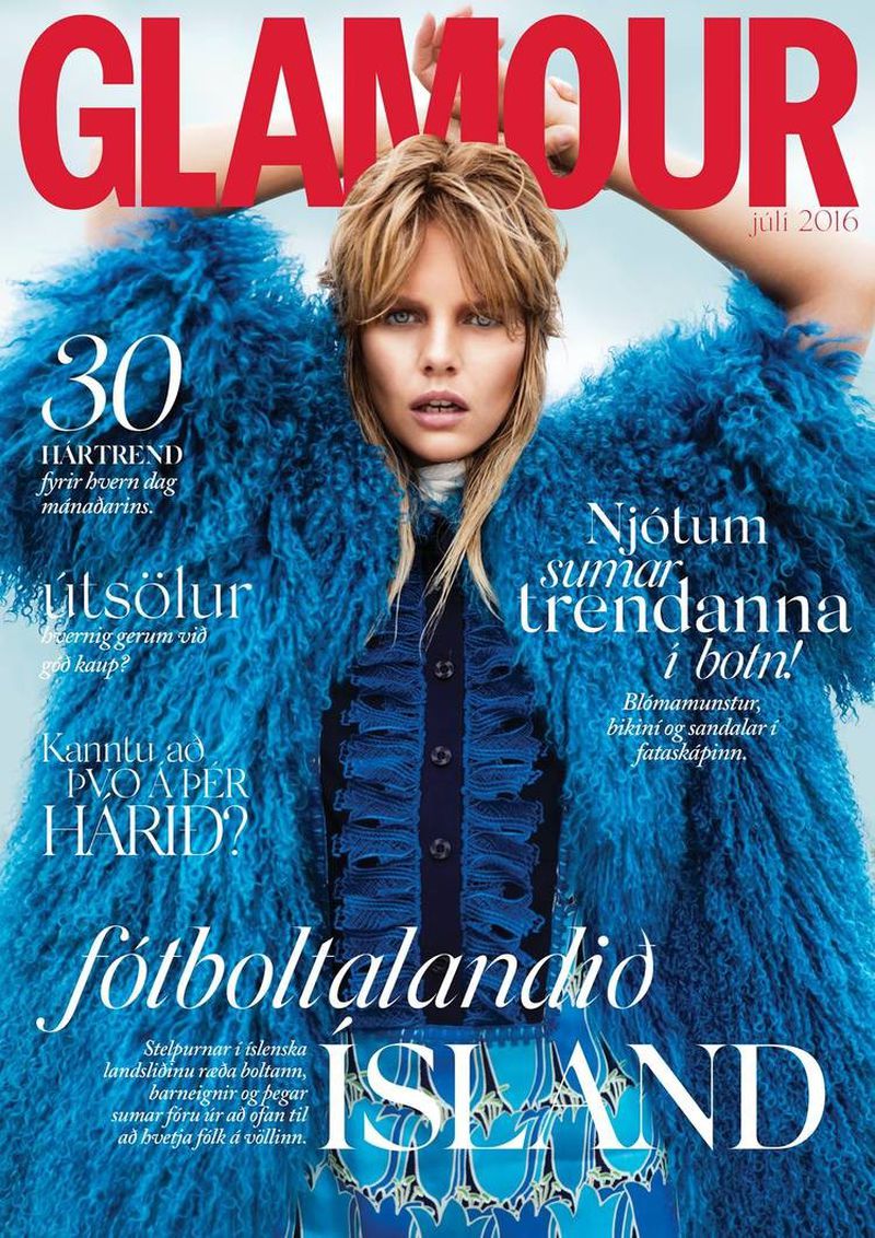 Glamour Iceland July 2016 Cover (Glamour Iceland)