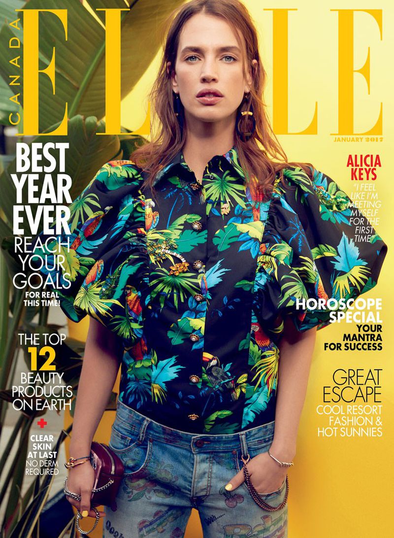 Elle Canada January 2017 Cover (Elle Canada)