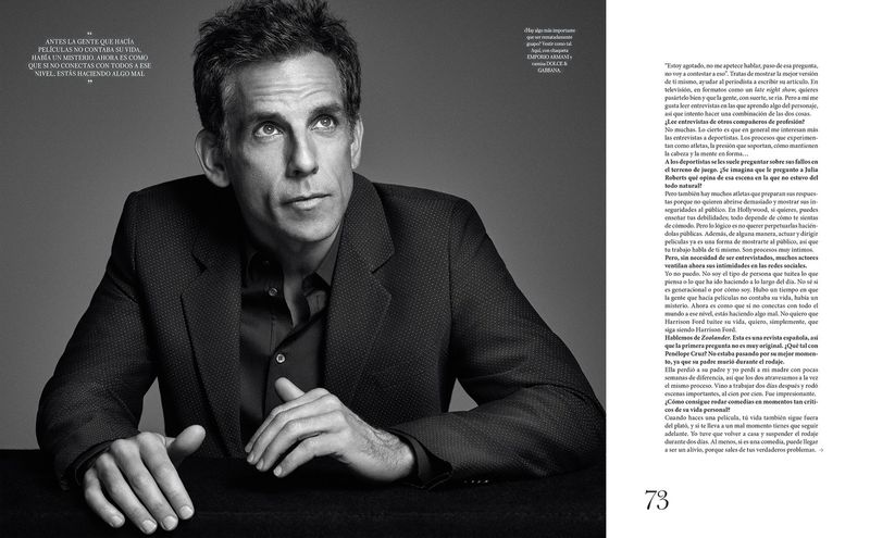 Ben Stiller (El Pais Icon Magazine)