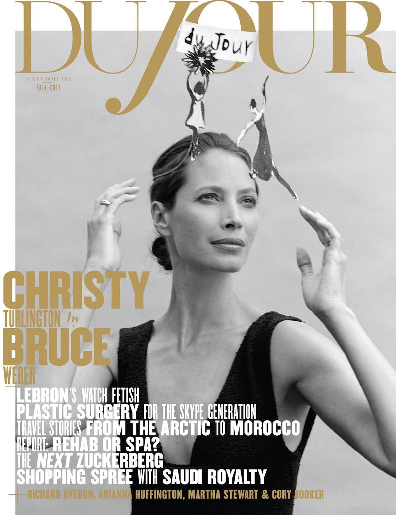 Dujour September 2012 Cover and story: Christy Turlington- A Model Mom ...