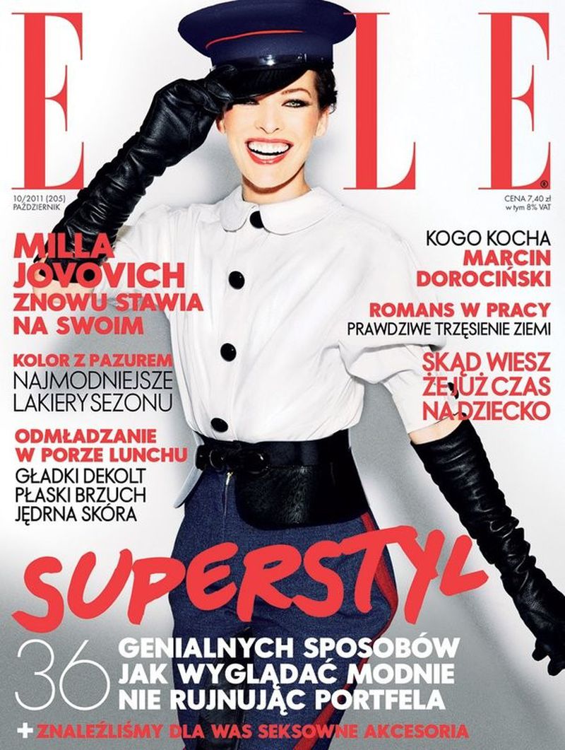 Elle Poland September 2011 Cover (Elle Poland)