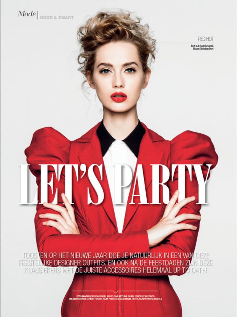 Let's Party - Glossy Magazine January 2014 (Various Editorials)