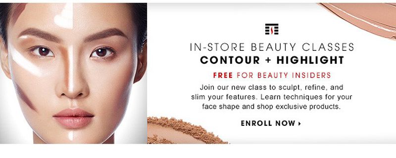 Sephora Contouring 2015 instore campaign (Sephora)