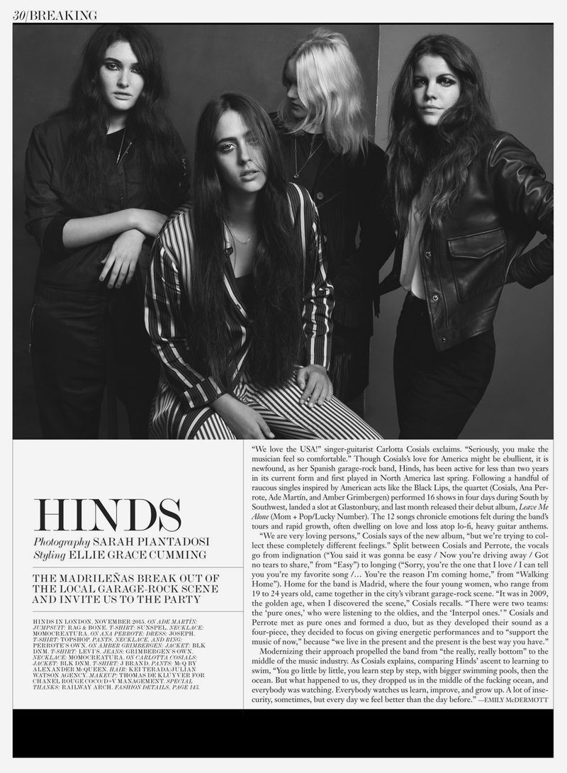 Hinds (Interview Magazine)