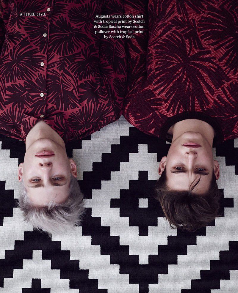 Perennial Florals with Augusta Alexander & Sascha Wolf (Attitude Magazine)