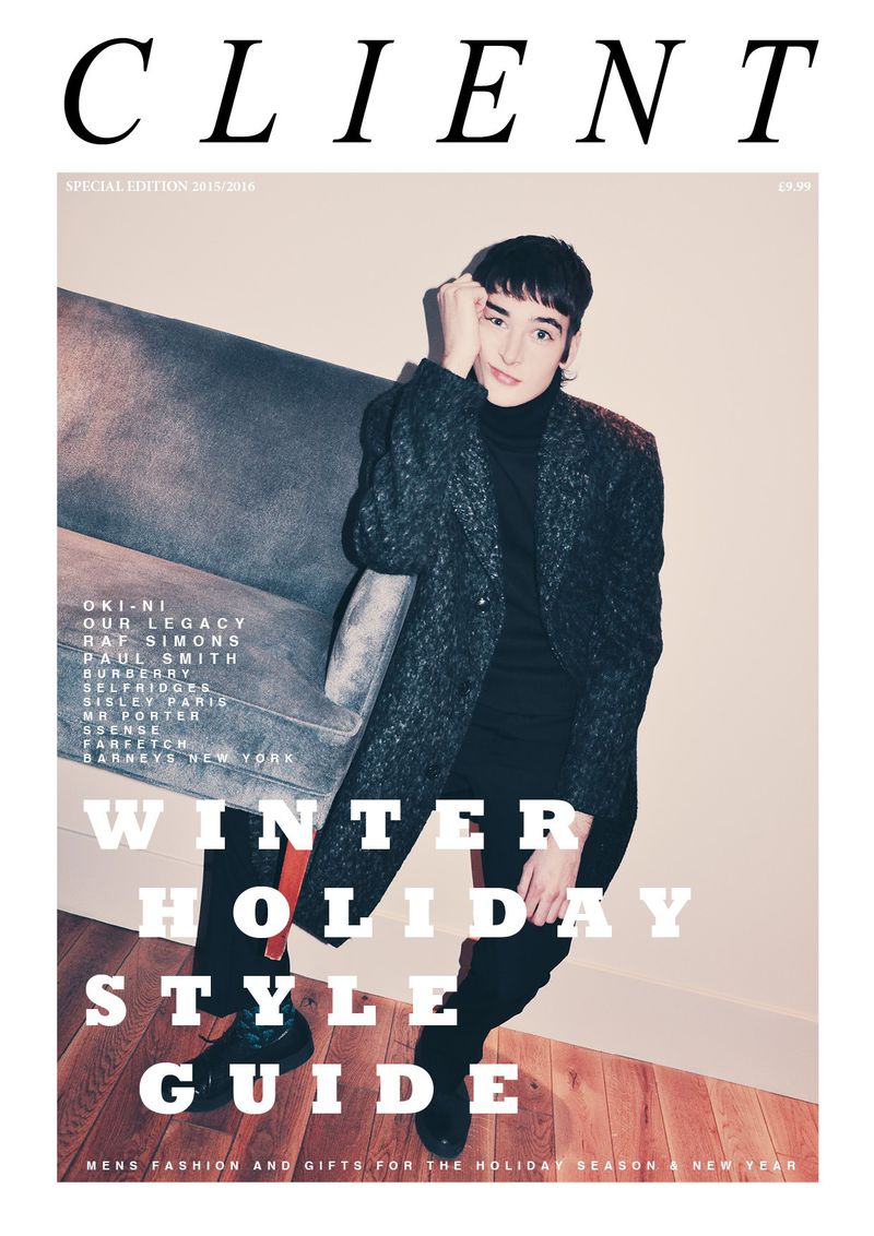 Client Style Winter 2015 Holiday Guide Cover (CLIENT Magazine)