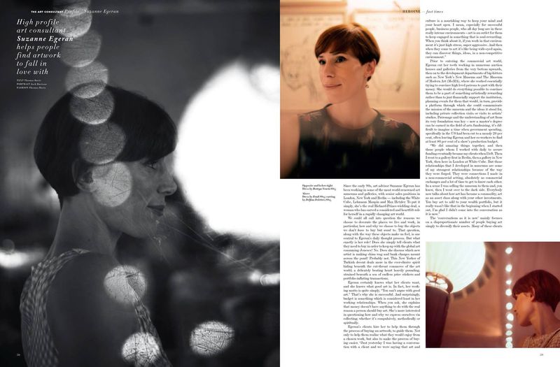 Suzanne Egeran (HEROINE Magazine)