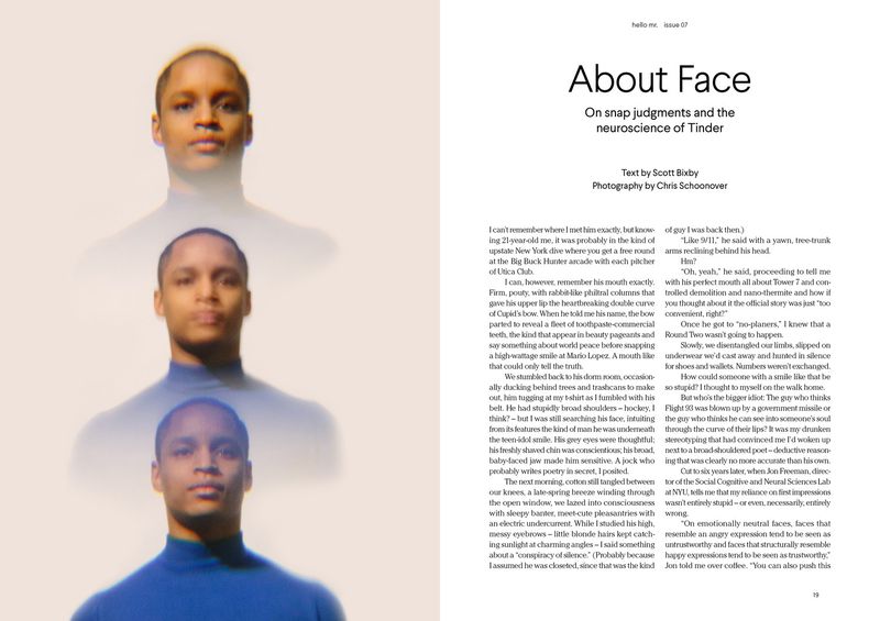 About Face by Chris Schoonover (Hello Mr.)