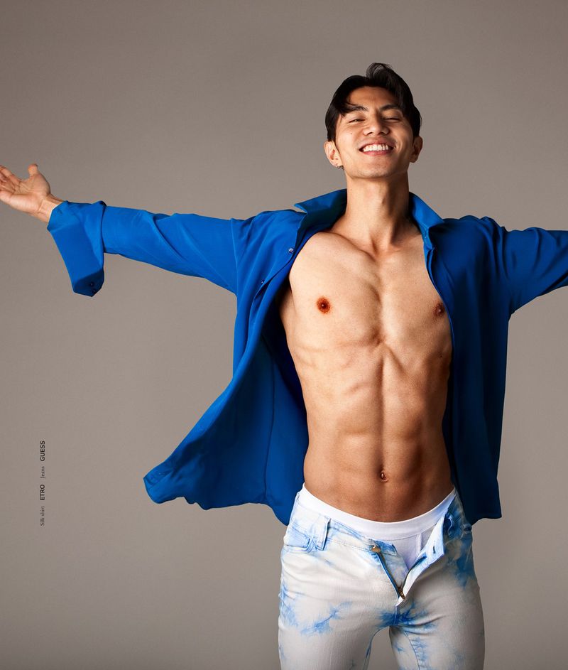 Wilfred Huang in True Blue for FACTORY Fanzine (Various Editorials)