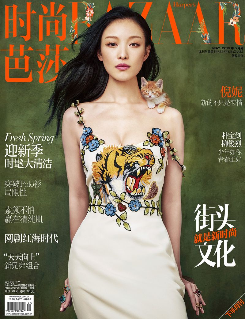 Harper's Bazaar China May 2016 cover (Harper's Bazaar China)
