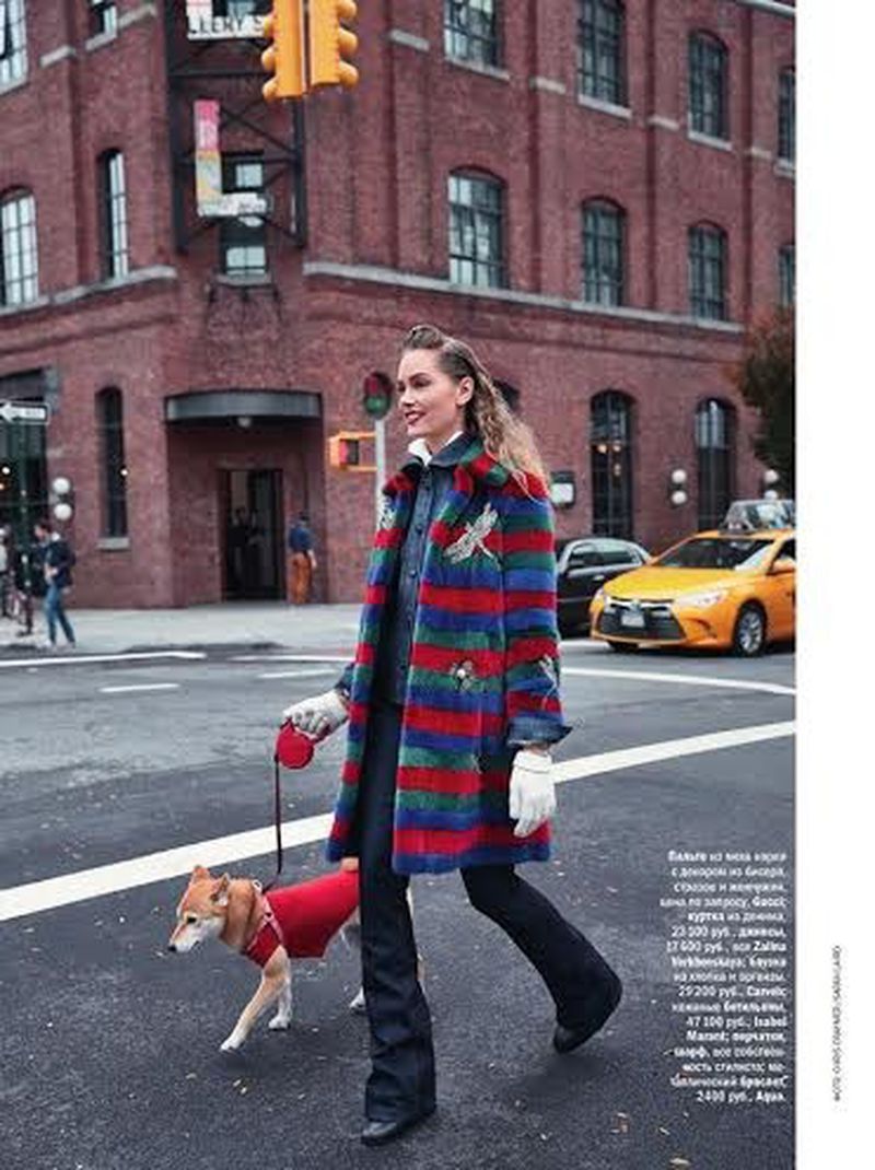 Stina Olsson by Chris Craymer (Glamour Russia)