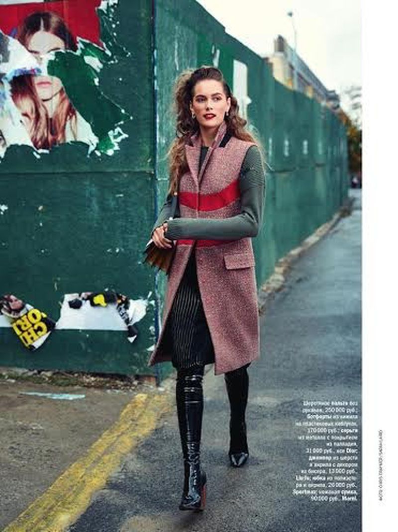 Stina Olsson by Chris Craymer (Glamour Russia)