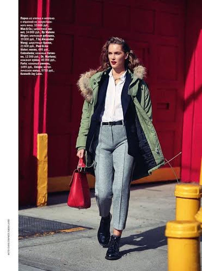 Stina Olsson by Chris Craymer (Glamour Russia)