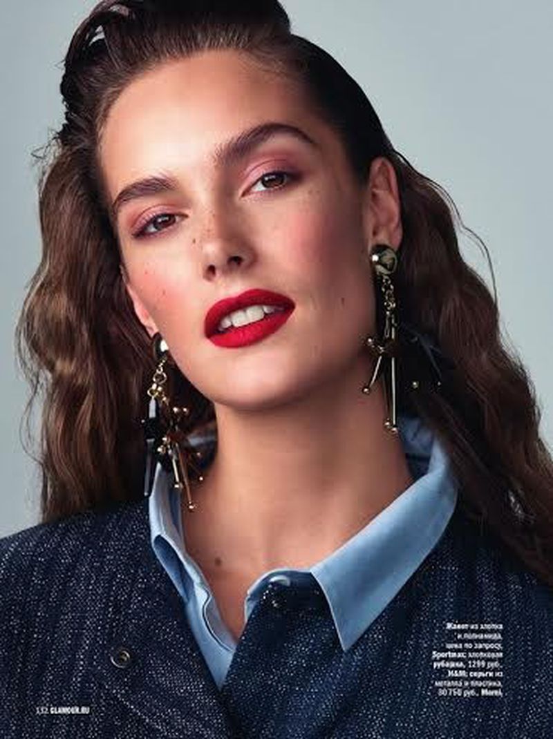 Stina Olsson by Chris Craymer (Glamour Russia)