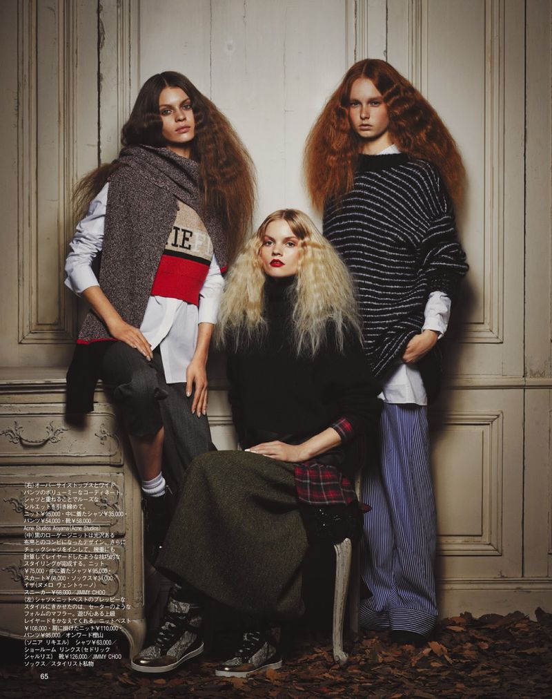 Hirschy Hirschfelder, Erika Labanauskaite, Linde Derickx + Grace ...